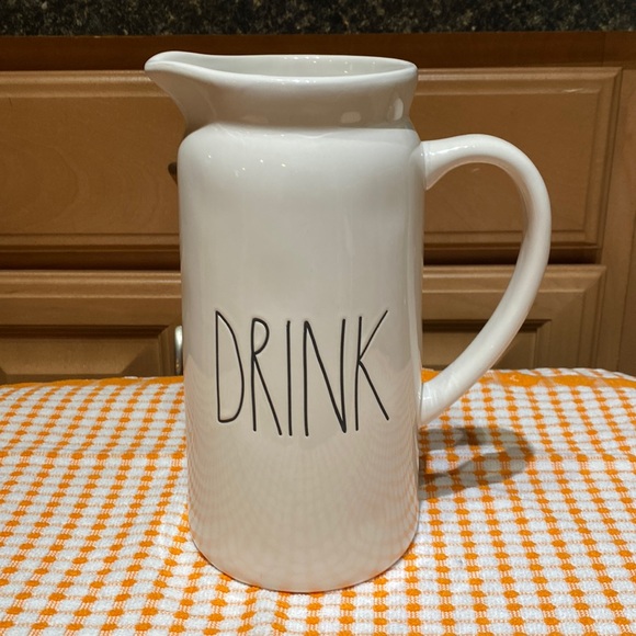 Rae Dunn | Kitchen | Rae Dunn Drink Pitcher With Drink Text | Poshmark